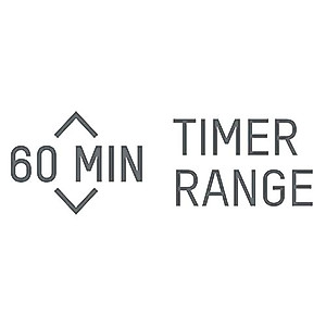 Taylor Kitchen Timer, Classic Mechanical Cooking and Baking Countdown Rotating Alarm, 60 Minutes, White