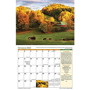 The 2023 Old Farmer’s Almanac Country Calendar