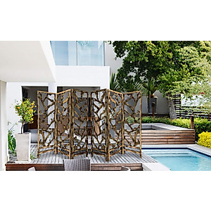 Screen Gems Room Divider, Brown