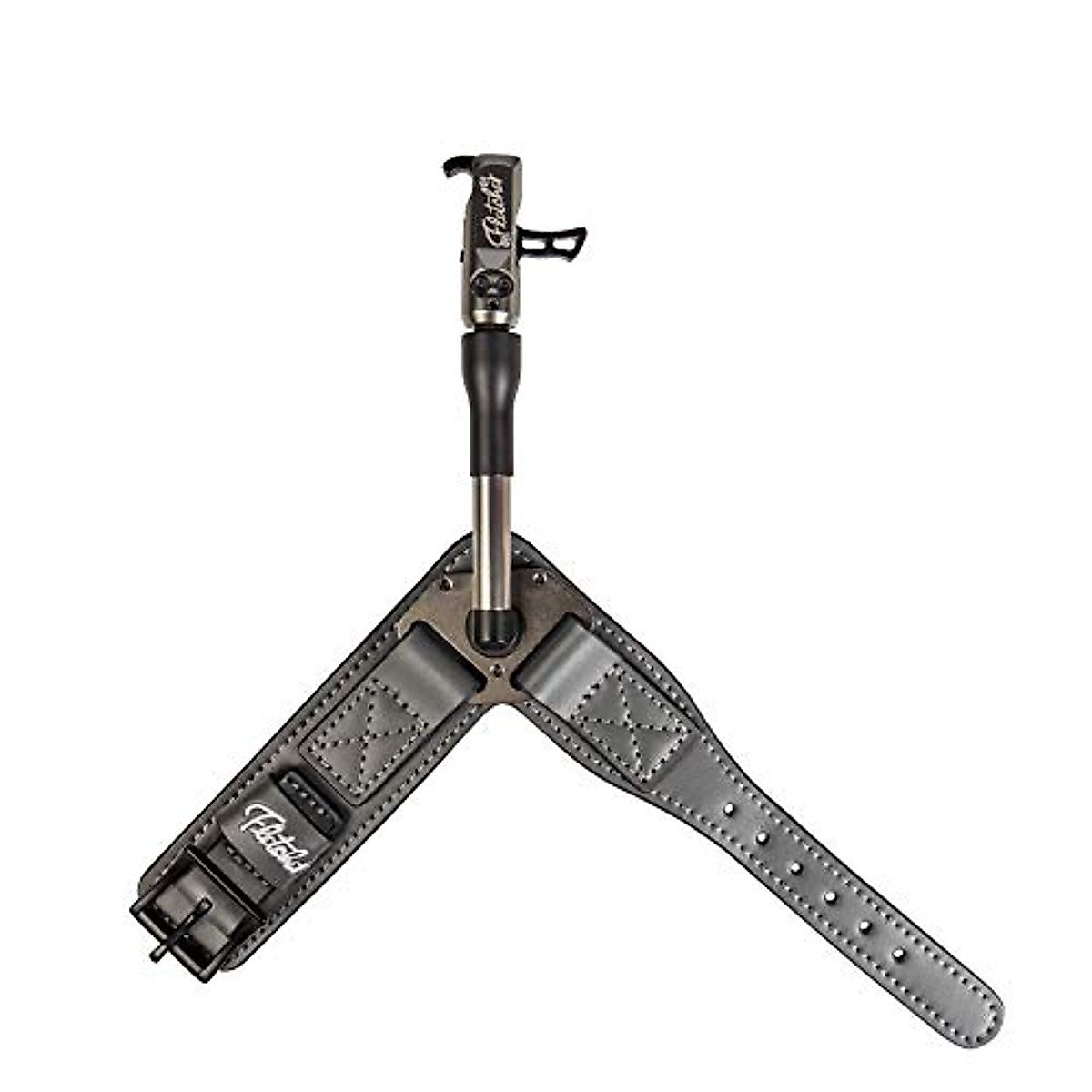 Trophy Ridge DrawPoint Archery Bow Release - Infinitely Adjustable Index Finger Release with 360-Degree Rotation, Customizable Length, Smooth Leather Wrist Strap