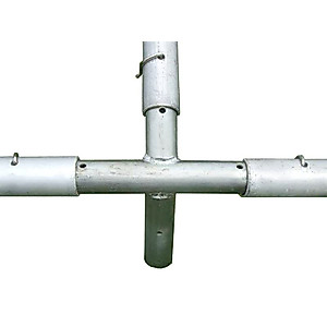 TentandTable 20' x 20' West Coast Frame Canopy Tent, White Two-Piece Top, Indoor/Outdoor, 33-80 Person, for Parties and Vendor Events, Heavy Duty, Waterproof Vinyl Tents, Commercial, Residential Use