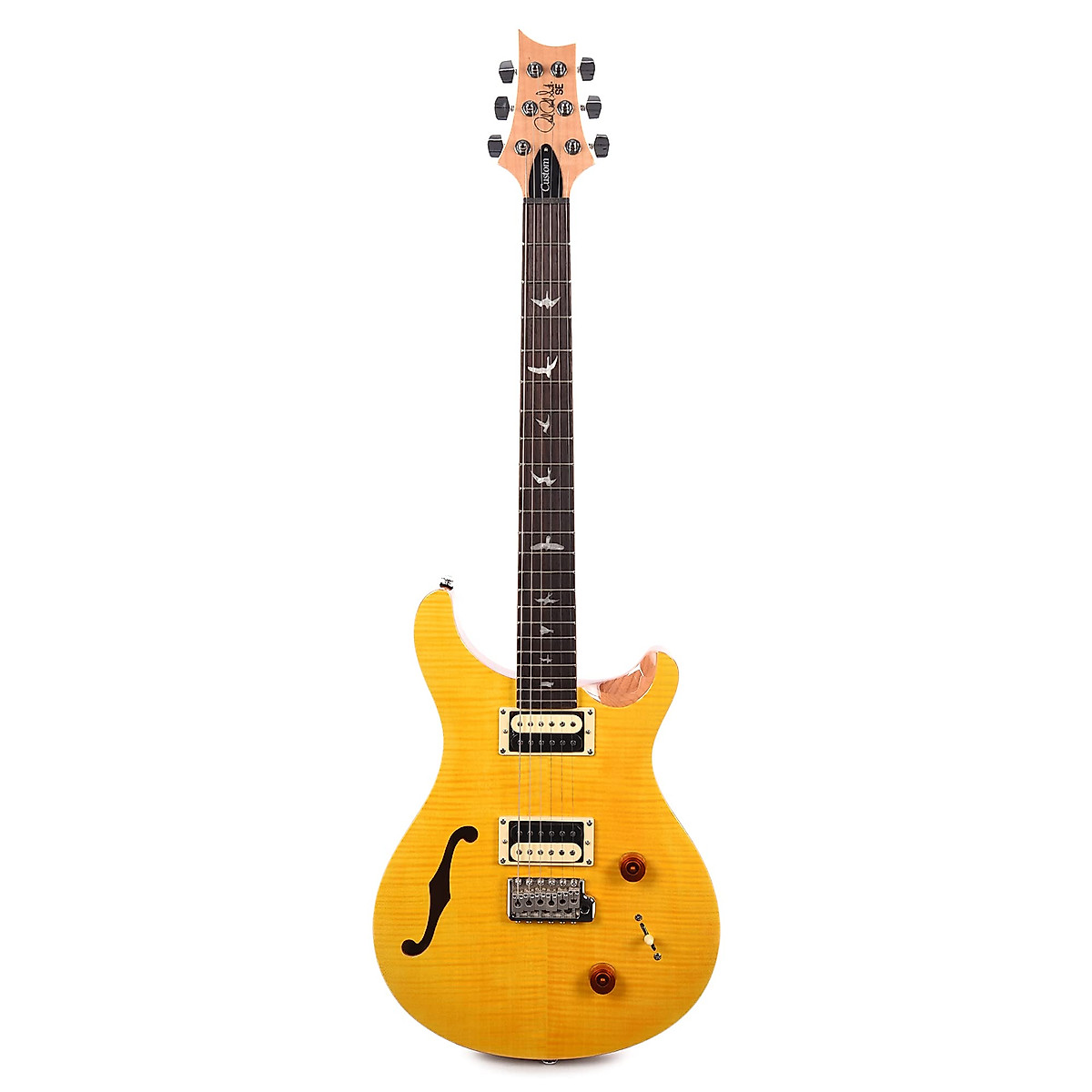 PRS SE Custom 22 Semi-Hollow Santana Yellow