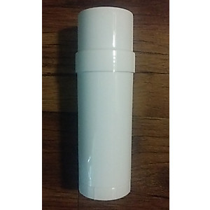 6 ct. Deodorant Twist-up Empty Containers (White) - for lotion bar, heel balm etc. (2 oz.)