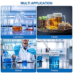 LABALPHA 6Pcs PTFE Magnetic Stirrer Mixer Stir Bar, Magnetic Stir Bar, Olive Shape, 10mm/0.39 inch Length