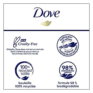 Dove Hair and Skin Care Regimen Pack Cool Moisture For Soft Skin and Clean Hair Includes 2 Hair and 2 Skin Care Products 4 Count