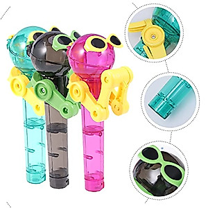 jojofuny 3pcs Lollipop Robot Stocking Stuffer Wand Toy Childrens Gifts Lollipop Holder Toy Novelty Lollipop Holder Kids Lollipop Toy Robot Lollipop Toy Cartoon Robot Lollipop Holder Storage
