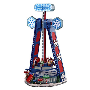 Lemax The Spinning Snowflake, with 4.5V Adaptor #04737