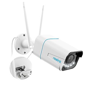 REOLINK RLC-511WA - 5MP Security Camera Outdoor with Spotlights, 5X Optical Zoom, Color Night Vision, Person/Vehicle Detection, 2.4/5 GHz WiFi Home Security Camera System, Supports Smart Playback