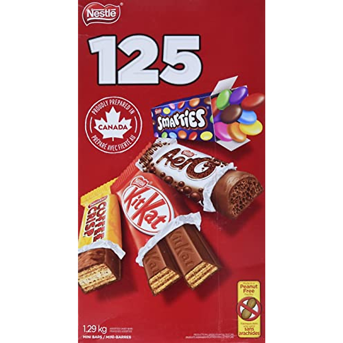 Nestle 125 Halloween Mini Chocolate Bar 1.29/2.8lbs (Imported from Canada)