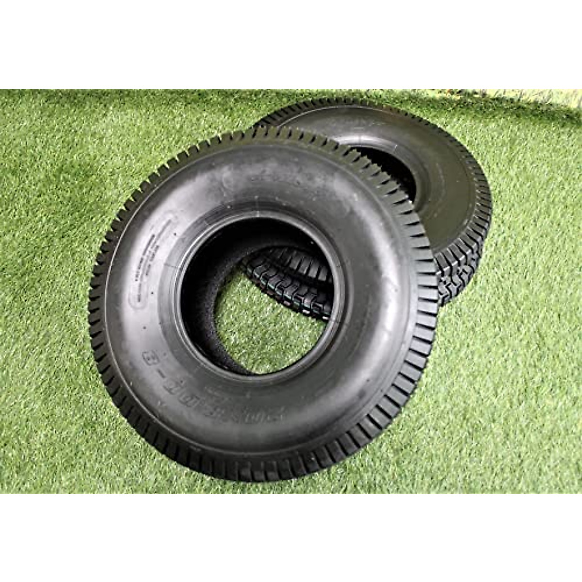 Set of Two 20x8.00-8 4 Ply Turf Tires for Lawn & Garden Mower 20x8-8