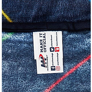 Northwest Micro Raschel Throw Blanket, 46 x 60 Inches, Multicolor