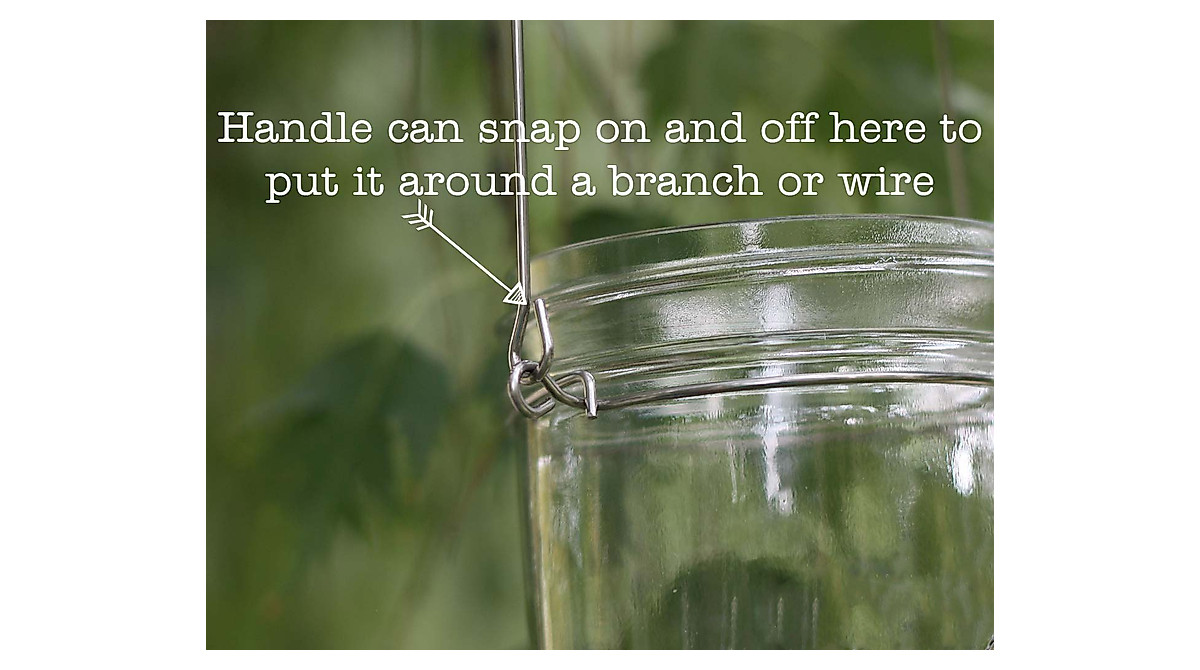 Stainless Steel Mason Jar Handles for Hanging - 6 Pack