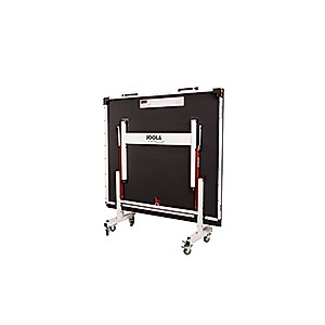 JOOLA Rally TL - Professional MDF Indoor Table Tennis Table w/ Quick Clamp Ping Pong Net & Post Set - 10 Minute Easy Assembly - Corner Ball Holders - Ping Pong Table w/ Playback Mode,