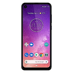 Motorola One Vision XT1970-2 Unlocked GSM Phone w/Dual 48MP & 5MP Camera - Sapphire Gradient
