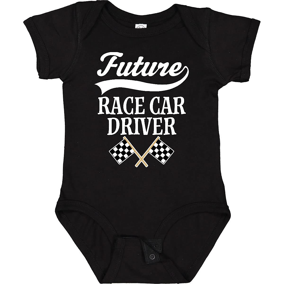 inktastic Future Race Car Driver Racing Baby Bodysuit 6 Months 0040 Black 2bf79