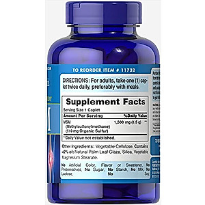 Puritan's Pride MSM 1500 mg