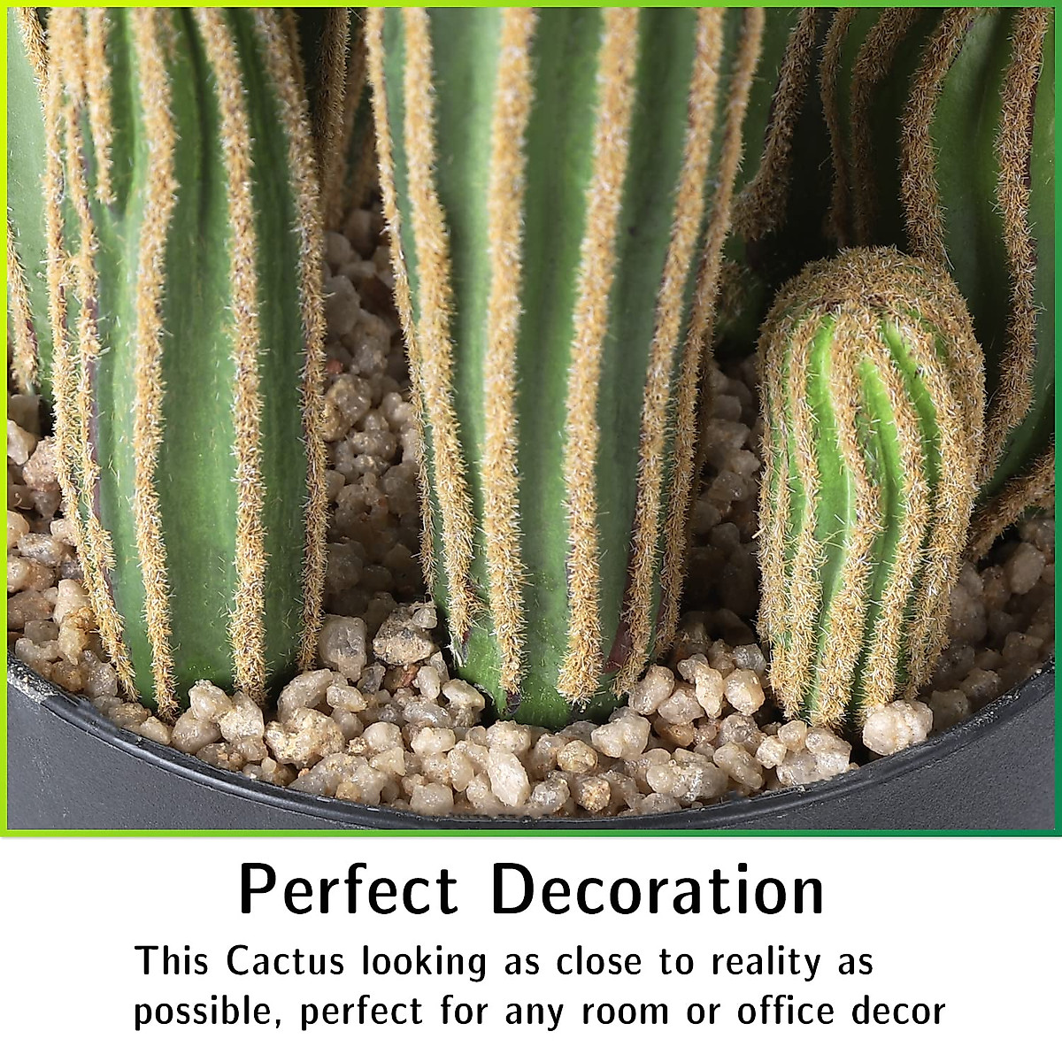 AntHousePlant Artificial Cactus Fake Big Cactus 24 Inch Faux Cacti Plants for Home Garden Office Store Decoration