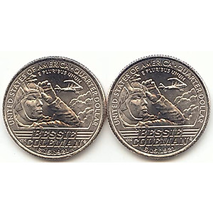 2023 P,D American Women, Washington Bessie Coleman Quarter Uncirculated