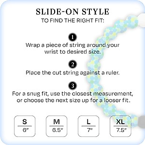 Lokai Silicone Beaded Bracelet for Stigma-Free Mental Health Awareness - Dots Style (Large, 7 Inch Circumference) - Jewelry Fashion Bracelet Slides-On for Comfortable Fit for Men, Women & Kids