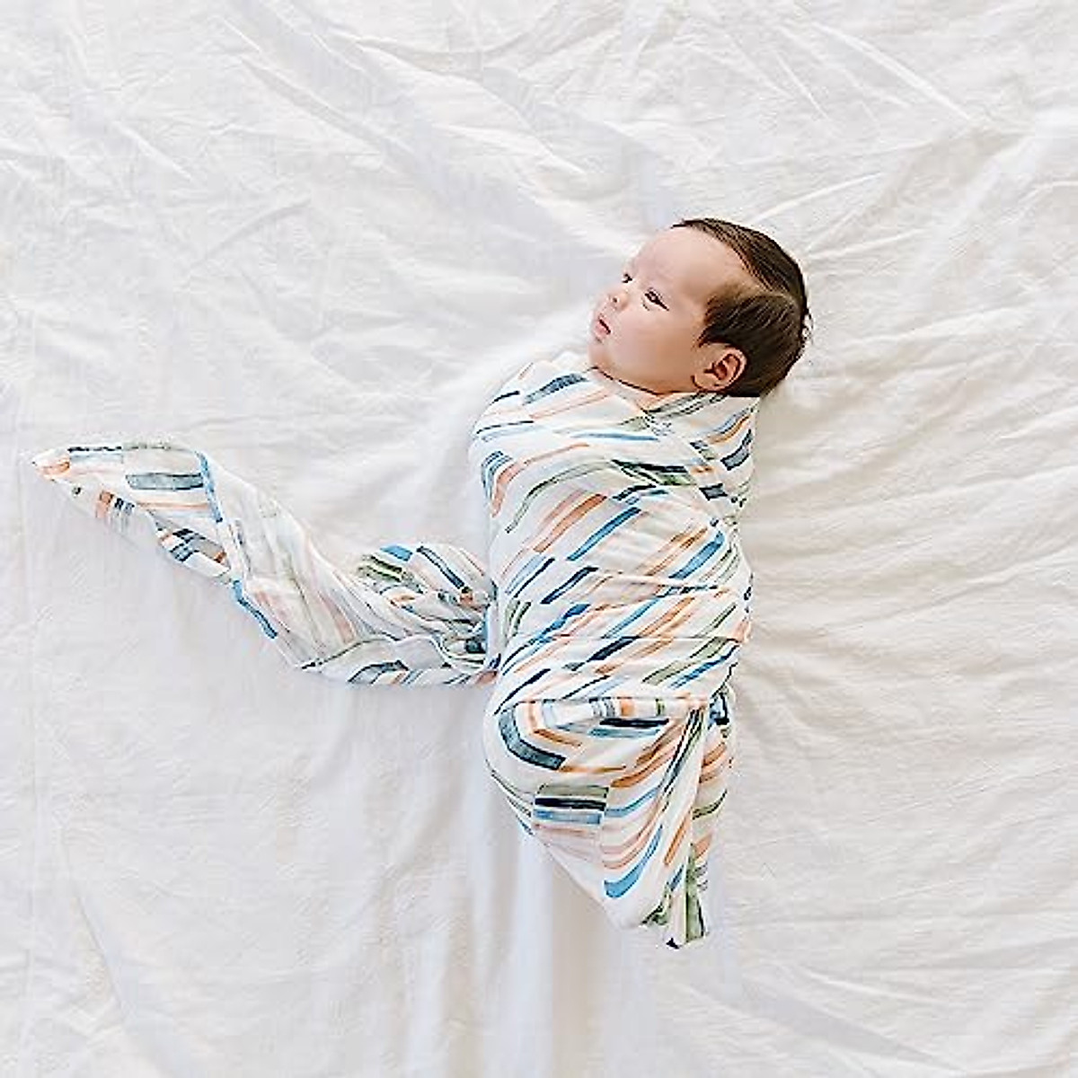 Little Unicorn – Home Run Deluxe Swaddle Set | Set of 2 | 100% Rayon Muslin from Bamboo | Super Soft | Newborns and Infants | Large 47” x 47” | Machine Washable