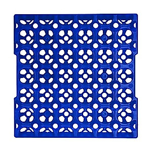 Egg Storage Tray, 30 Cell Egg Crates Plastic Reusable Stackable 5PCS for Hennery for Farm(blue)
