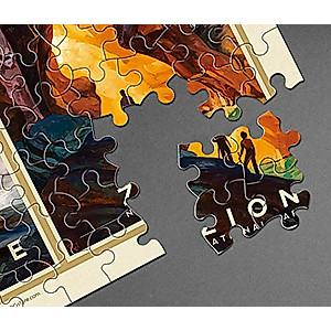 Americanflat 500 Piece National Parks Jigsaw Puzzle 18x24 Inches by Anderson Design Group