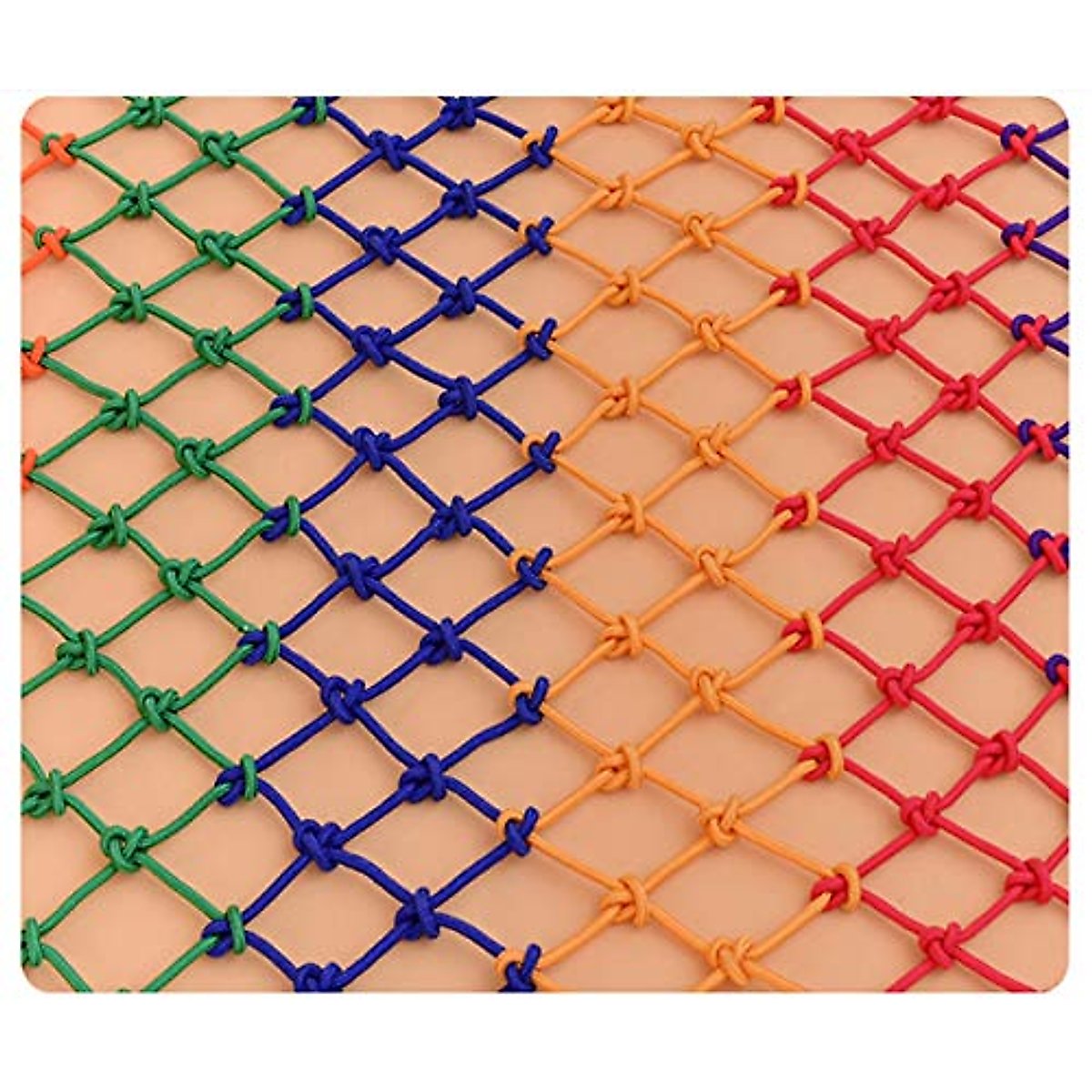 MAGFYLY Banister Guard net Child Safety nets, Rope Thickness 6mm, 5cm mesh, Playground Play net Children's Stairs Anti-Fall net Isolation net Garden Plant Fence Cargo Network (Size : 33M)