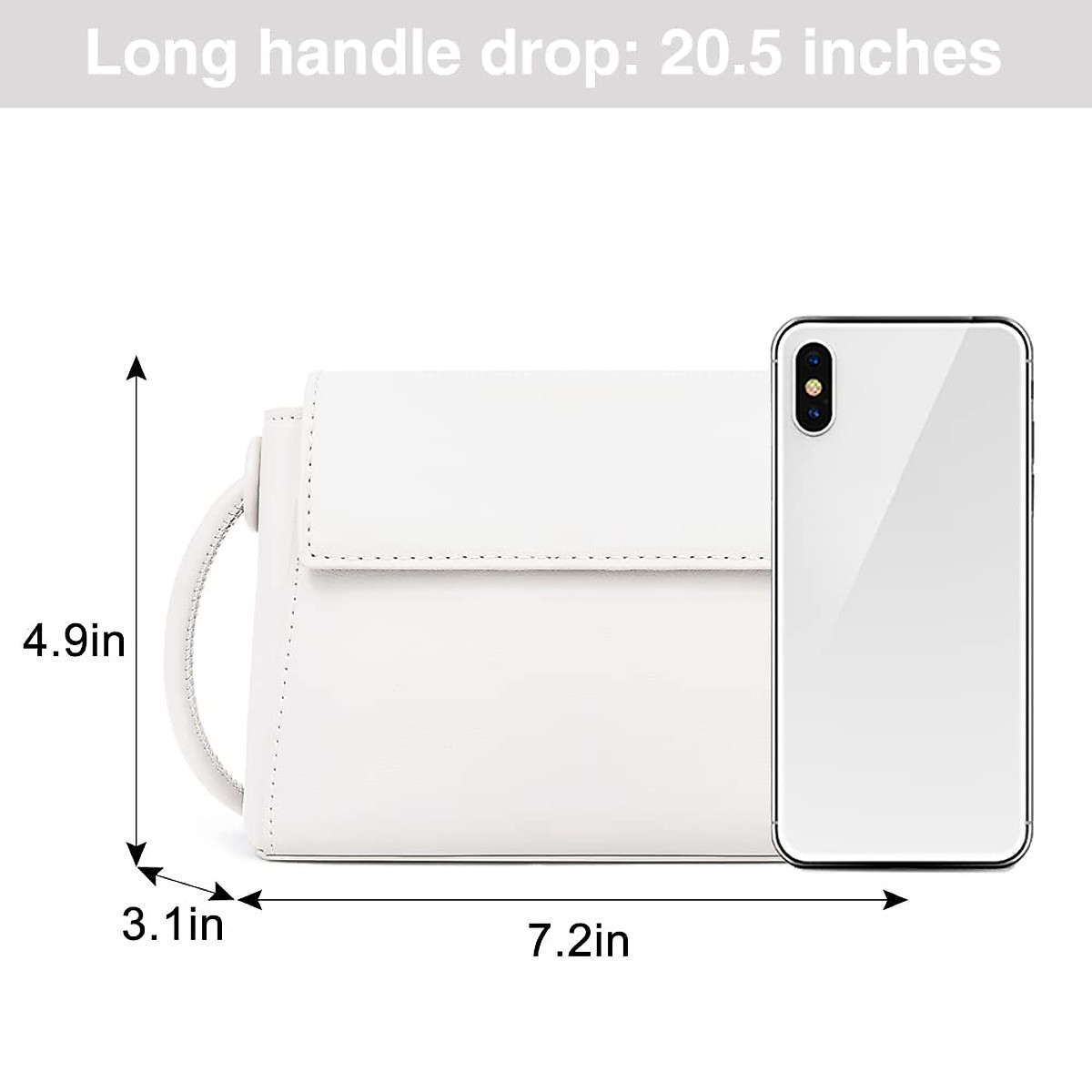 CLUCI Small Crossbody Purses for Women Leather Travel Vacation Cellphone Ladies Fashion Shoulder Bags