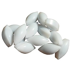 Magnetic Stirrer Stir Bar PTFE Magnetic Mixer Stir Bars (7x15mm, Olive Shape, 10pcs)