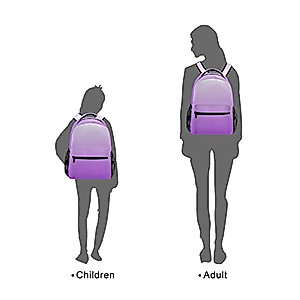Gradient Purple Backpack for Boy Girl Bookbag School Bag Daypacks for Women Gradient Purple