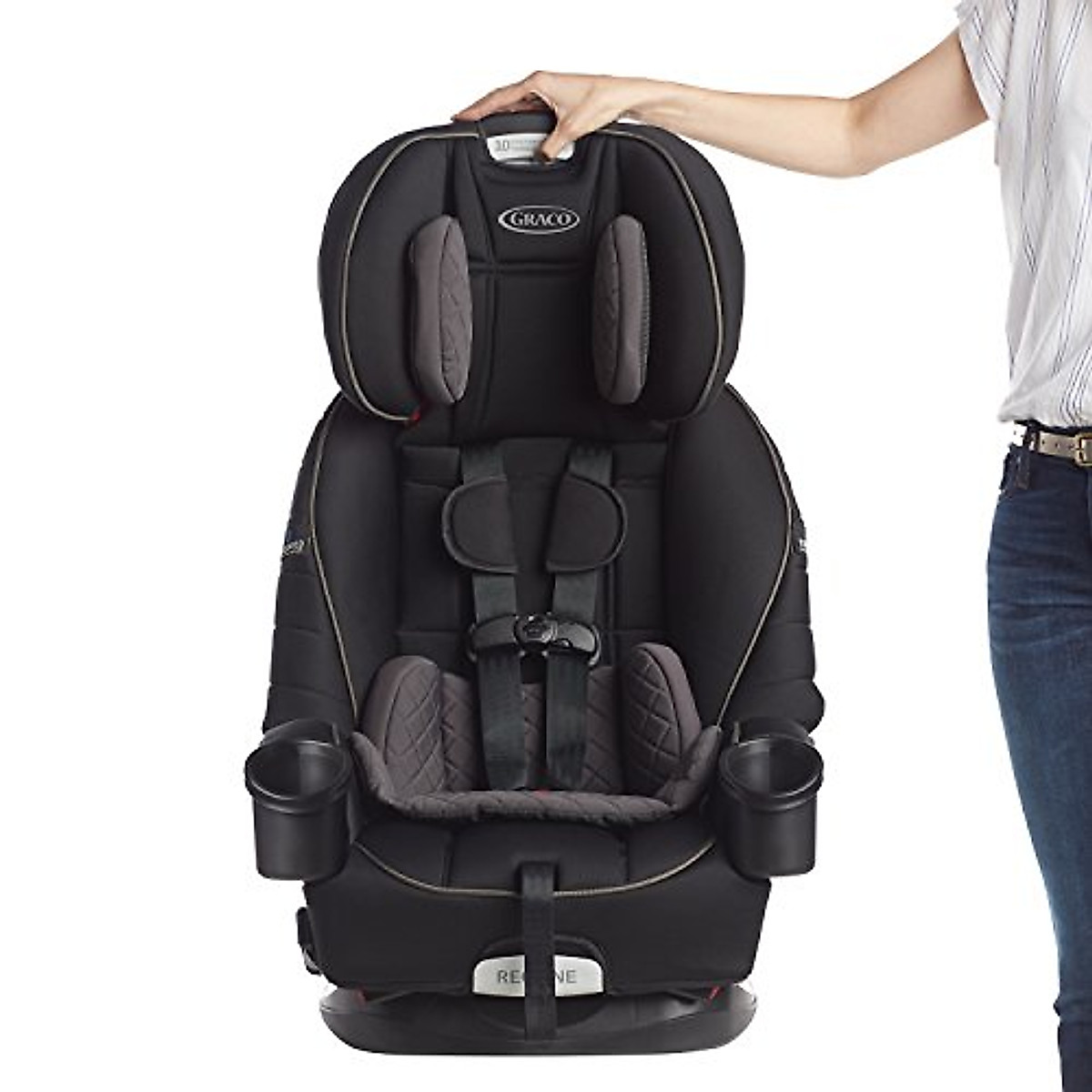 Graco 4Ever 4 in 1 Car Seat, Featuring TrueShield Side Impact Technology, Adjustable Harness System, Ideal for Newborns, Infants, Toddlers & Kids