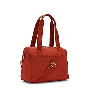 Kipling Women's Klara Handbag, Organize Accessories, Removable Shoulder Strap, Dual Carry Handles, Crinkle Nylon Bag