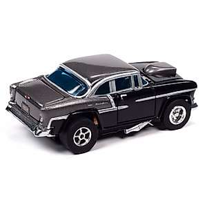 Round 2 14' California Cruising The Pacific Coast Highway Slot Race Set 1956 Ford F100 Pickup Truck (4Gear) 1955 Chevrolet Bel Air (Xtraction), Multicolor (SRS331)