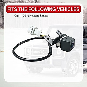 FEXON 95760-3S102 Vehicle Rear View Backup Reverse Camera Compatible with Hyundai Sonata 2011 2012 2013 2014