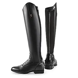 Tredstep Ladies' Donatello III Field Boots, Size 41 Full Tall, Black