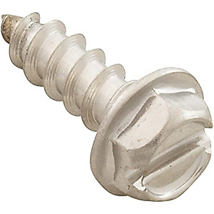 AquaStar ChemStar CH1036 Inline Tab Feeder #8 x 1/2" Slot Lock Screw Hex Head