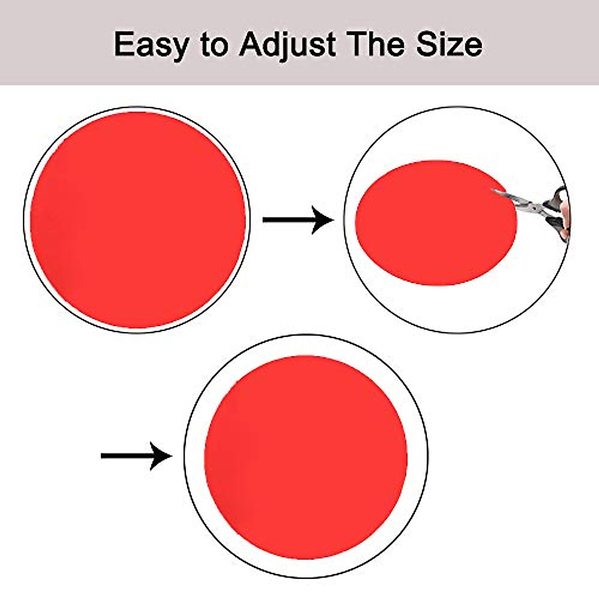 Silicone Microwave Mat 12 Inch, Non Stick Turntable Safe Baking Mat for Kitchen, BPA Free Multi-Purpose Heat Resistant Oven Mat 2 Pack (Red)