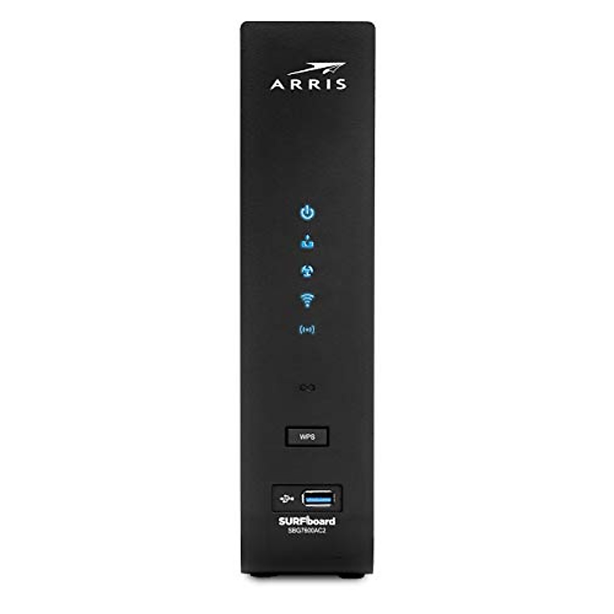 ARRIS SURFboard SBG7600AC2 DOCSIS 3.0 Cable Modem & AC2350 Wi-Fi Router | Approved for Comcast Xfinity, Cox, Charter Spectrum & more | Four 1 Gbps Ports | 800 Mbps Max Internet Speeds 2 Year Warranty