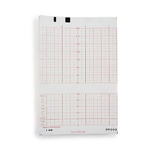 McKesson 26-M1910A Fetal Monitoring Paper Z-Fold, Compatible with Hewlett-Packard, 5.9" Width, 49' Length (Pack of 6000)