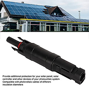 Eujgoov 2Pcs Inline Holder 1000VDC 20A Waterproof Solar Pannel Connector Cable Connectors Solar System Accessories