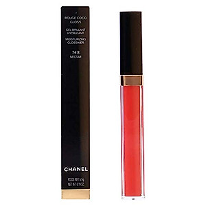 CHANEL Rouge Coco Gloss Moisturizing Glossimer, Bourgeoisie, 0.19 Oz