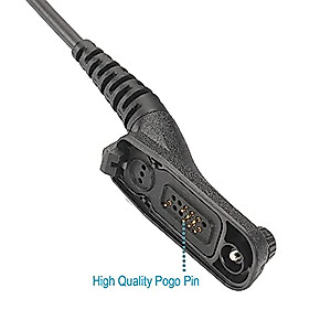 Speaker Mic for Motorola APX 6000 Radio Noise Reduction Shoulder Microphone Compatible with Motorola Radios APX4000 APX6000 APX7000 XPR6350 XPR6550 XPR7350 XPR7550 XPR 7550 7350 6550