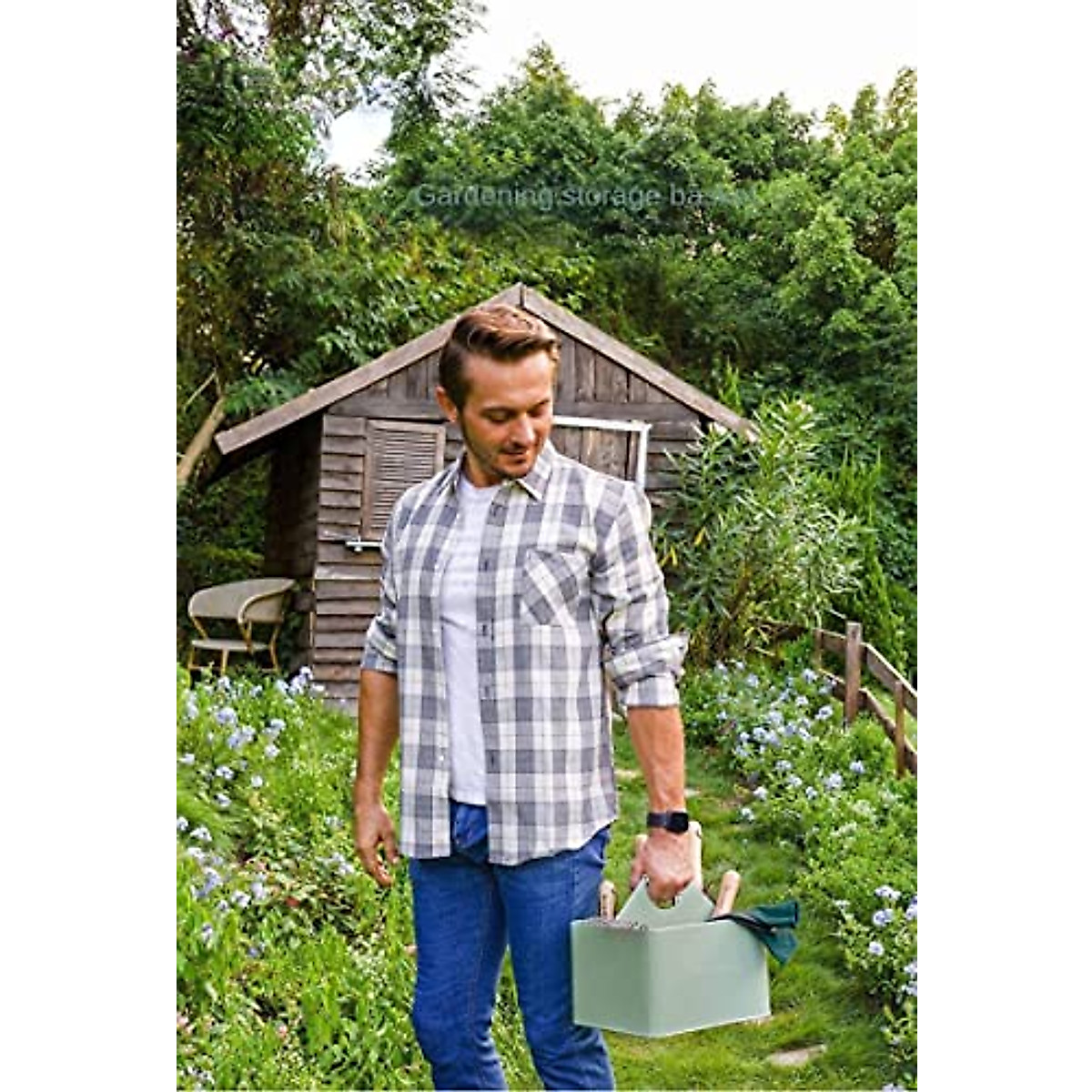 CYGURT Tool Storage Box Household Portable Storage Box Desktop Storage Box Outdoor Camping Garden Organizer