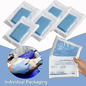 Cordless Ultrasound Probe Cover, Transducer Cover, Latex-Free Sterile Disposable Clear, 4"x 12", Individual Packaging (50, 6"x12")