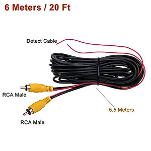 Front View Camera Car Auto Front View Forward Camera Screw Bumper Mount Universal Fit Non-Mirror Image w/o Grid Lines