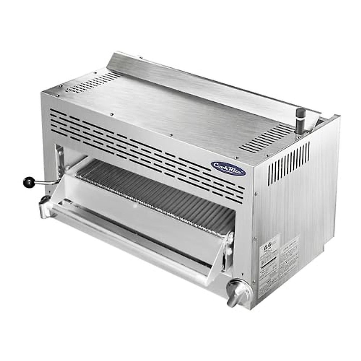 ATOSA US CookRite ATSB-36 Commercial Cheese Melter Salamander Broiler Infrared Raclette Countertop Grill Natural Gas 36-43,000 BTU