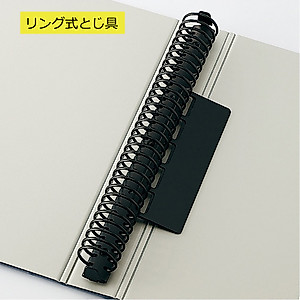 King Jim 3139-3 Clear File Replaceable Large Pocket A4S, Blue