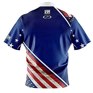 Logo Infusion Dye-Sublimated Bowling Jersey (Sash Collar) - I AM Bowling Fun Design 2029-ST - Storm (Medium)