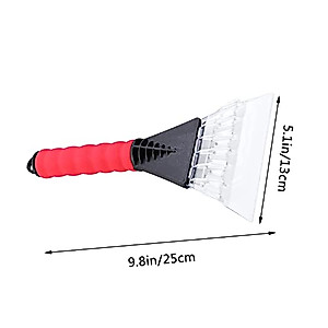 Vaguelly 2pcs windscreen ice Scraper Metal ice Scraper Plastic ice Scraper car Squeegee Gifts for Cars Automotive Gifts car Scraper Plastic Scraper Blades Snow Scraper Window