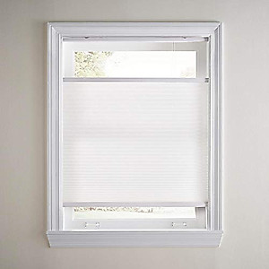 Home Decorators Collection Cut-to-Width Snow Drift 9/16 in.Top-Down Bottom-Up Cordless Cellular Shade - 28 in. W x 48 in. L